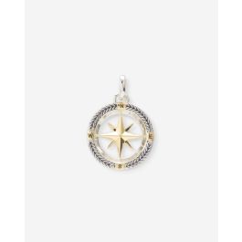 Barbara Compass Pendant Bicolor